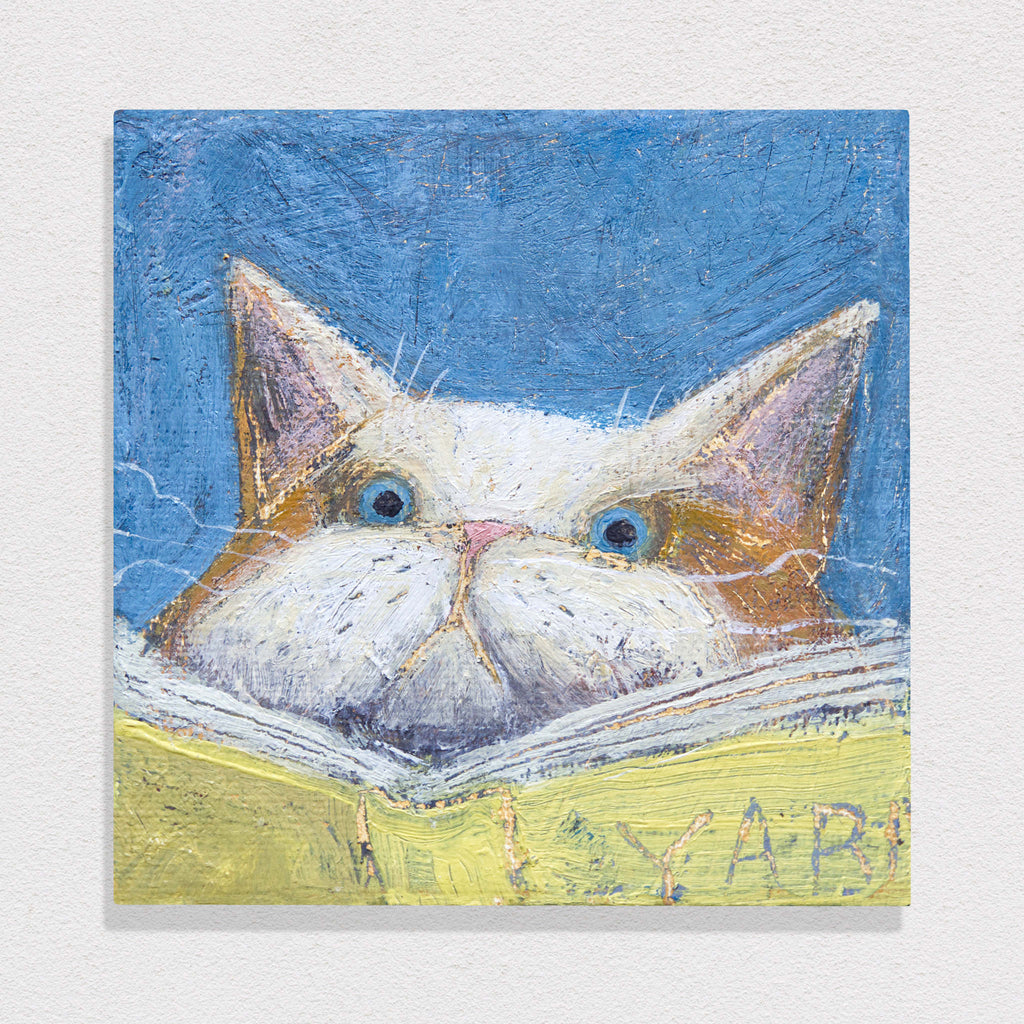 Cat Interrupted 2 - Original Painting