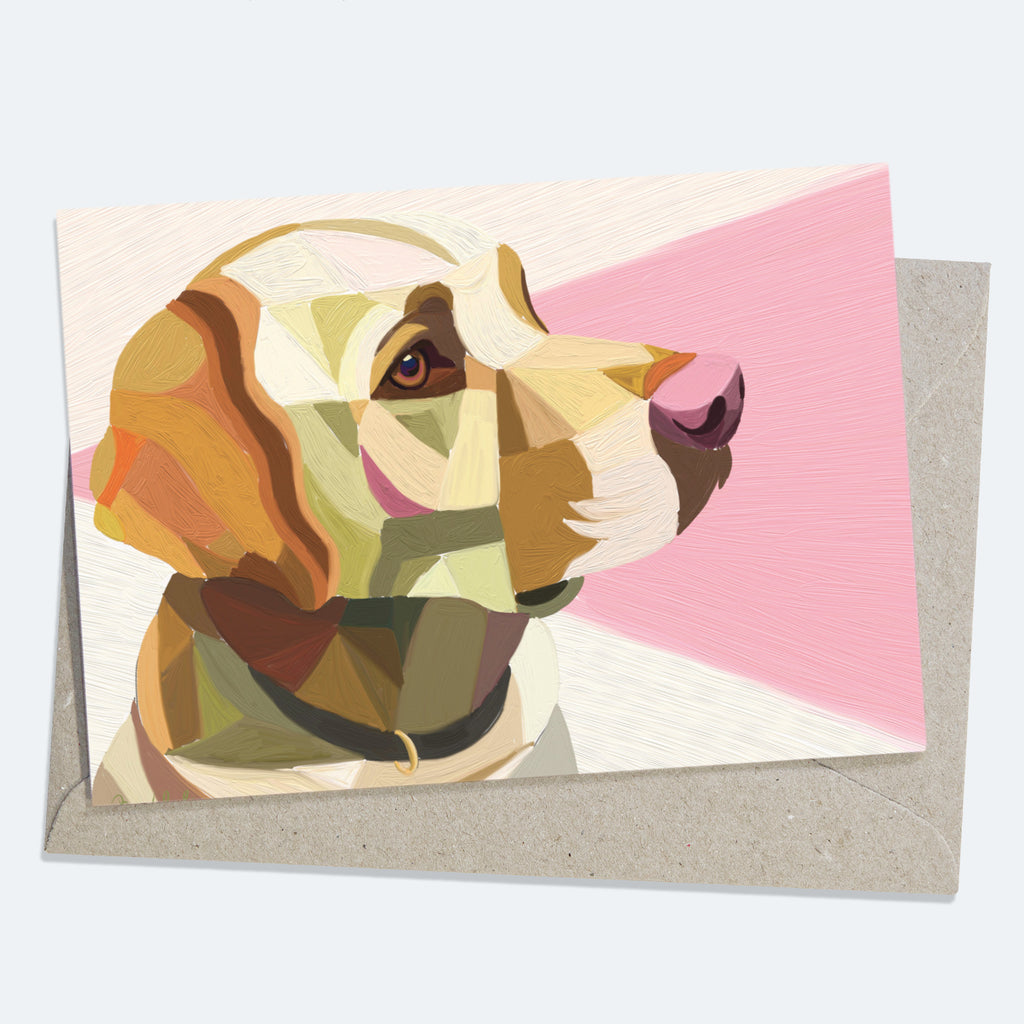 Peter the Lab - Greeting Card