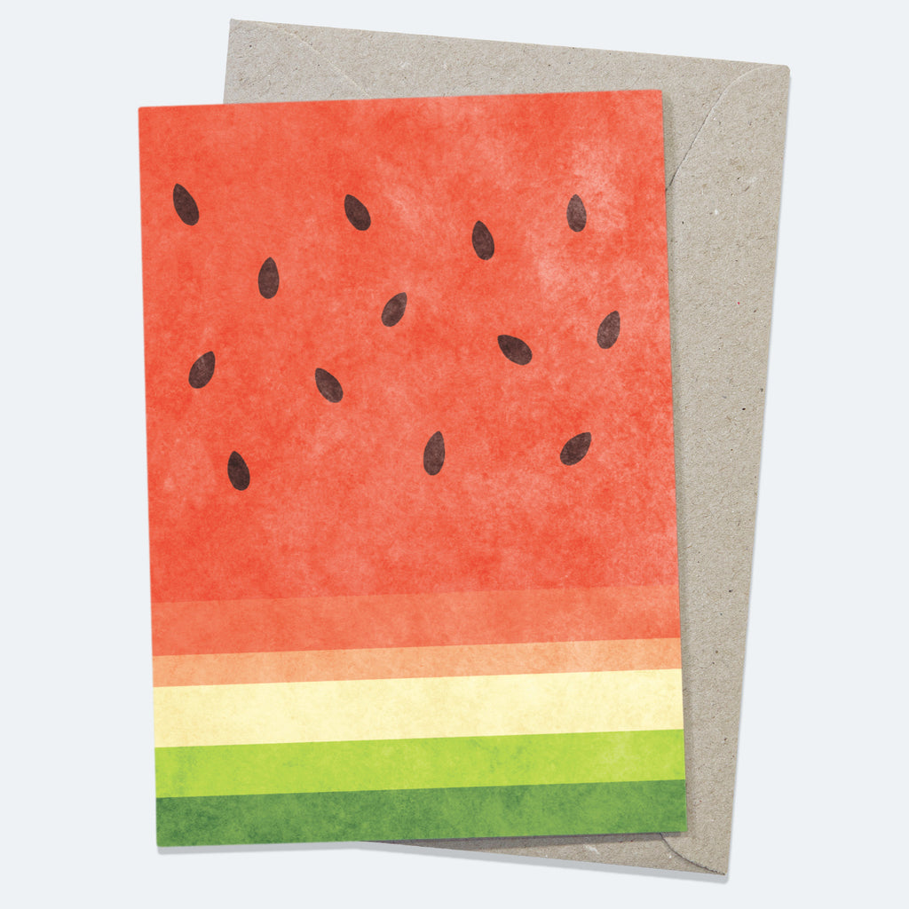 Watermelon - Greeting Card
